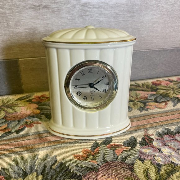 Lenox | Accents | Lenox Paradigm Fluted Clock Timely Traditions ...